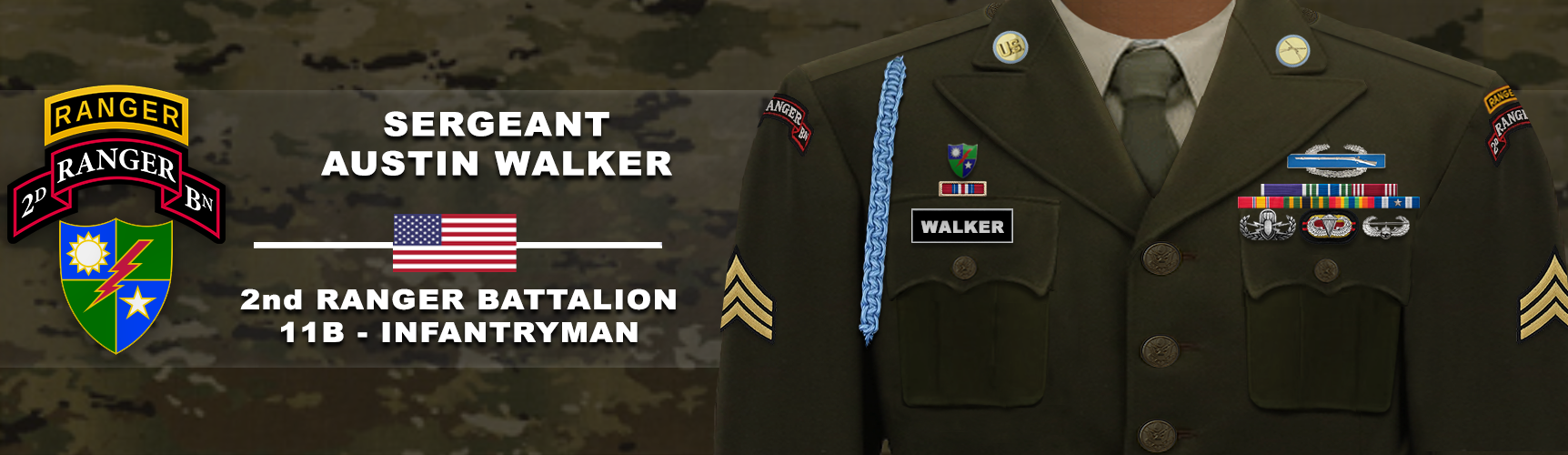 SGT A. Walker - 2nd Battalion 75th Ranger Regiment